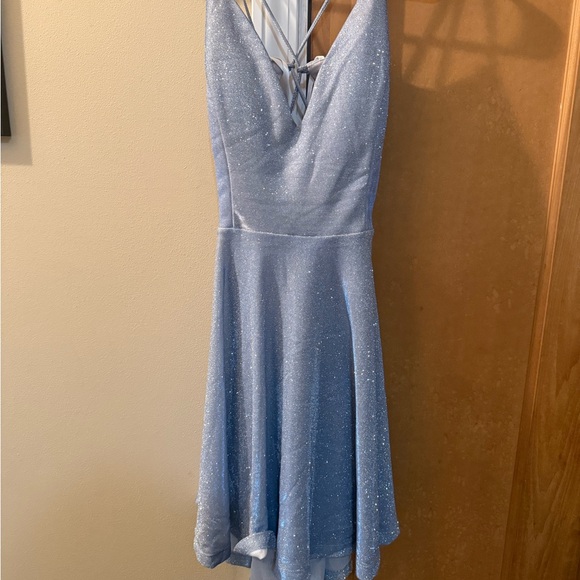 Windsor | Dresses | Windsor Light Blue Sparkle Dress | Poshmark